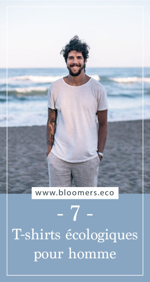 7 t-shirts basiques écologiques homme • bloomers.eco